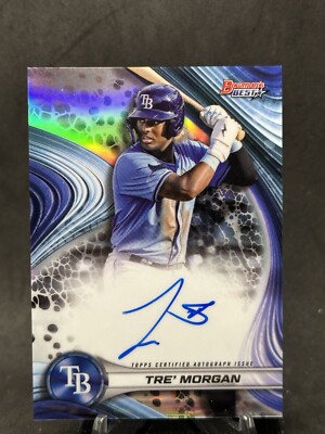 2024 Bowman's Best Best of 2024 Autograph #B24-TM Tre' Morgan Refractor ...