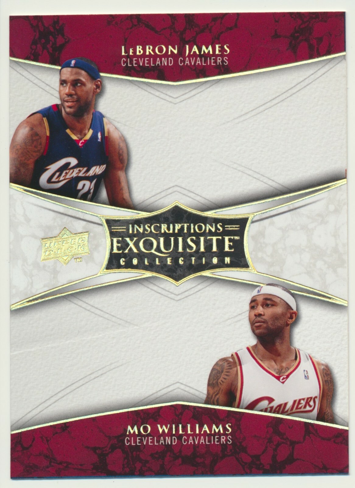 LEBRON JAMES 2008-09 UD Exquisite Collection #NNO Inscriptions Dual ...