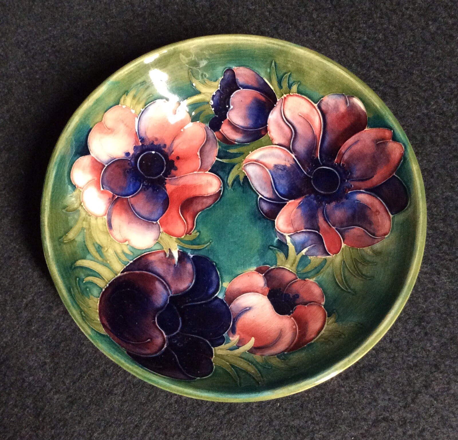 Wm. Moorcroft Pottery Dish | eBay