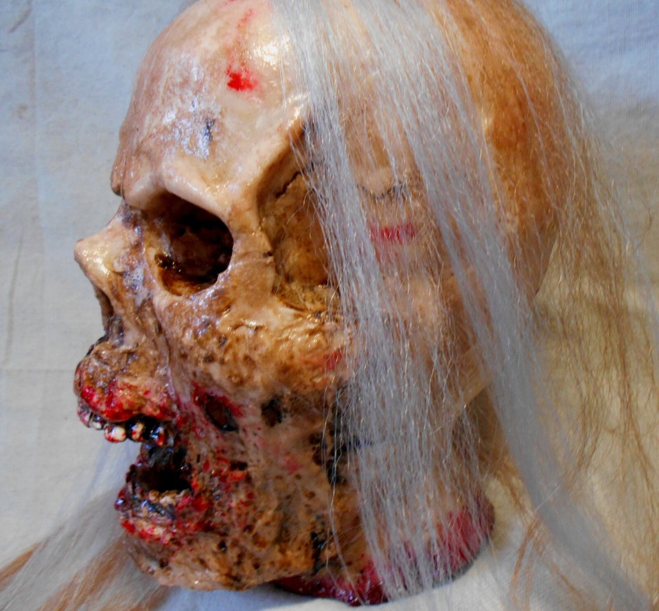 Horror Props CORPSE Skull HEAD Halloween movie fx Dead Body Par Freak ...