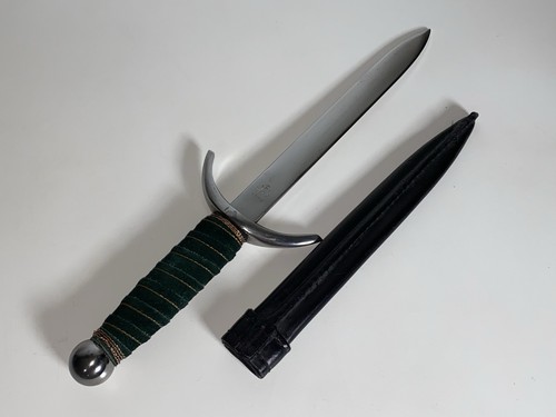 Vintage Starfire 16” Dagger 10” Blade Cosplay Knife W/Leather Sheath U ...