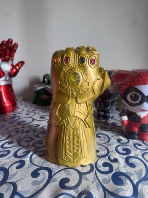 Infinity Gauntlet Gold Collectible Piggy Bank Plastic | eBay