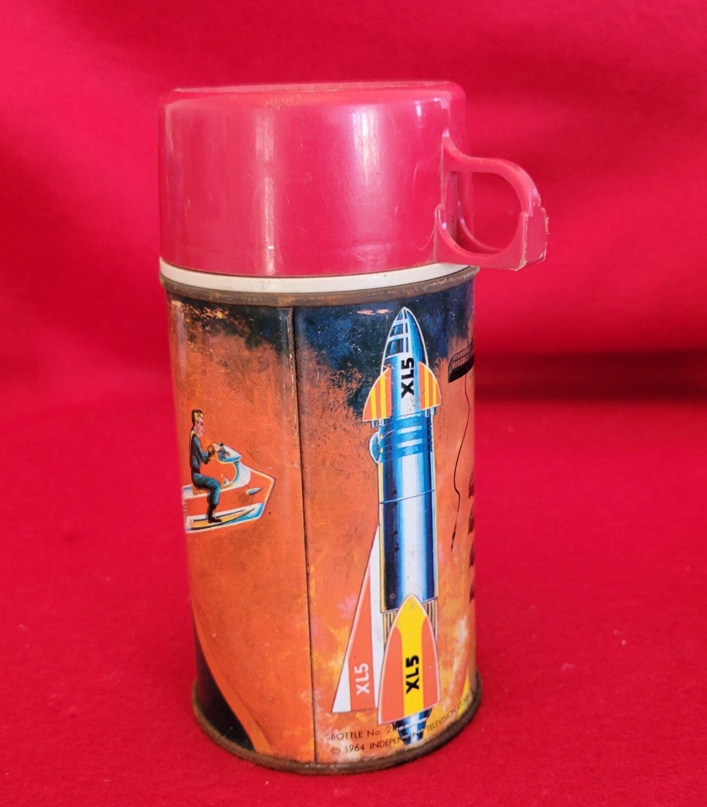 Vintage 1964- FIREBALL XL5- METAL LUNCHBOX & THERMOS- SPACE- ROBOTS | eBay
