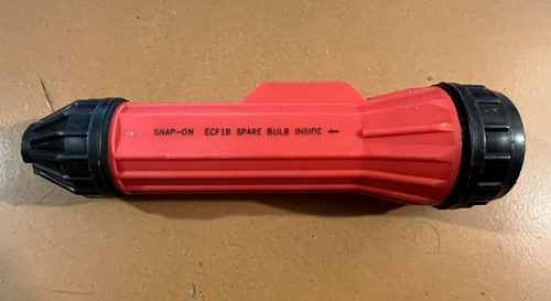 Snap-On Tools Vintage Flashlight Working (Red Black) - ECF1B for sale ...