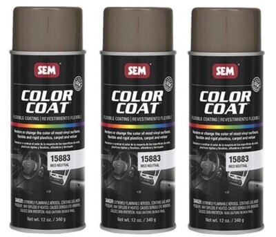 SEM 15883 Color Coat Medium Neutral Spray Paint Aerosol Can 12 oz. (3 ...