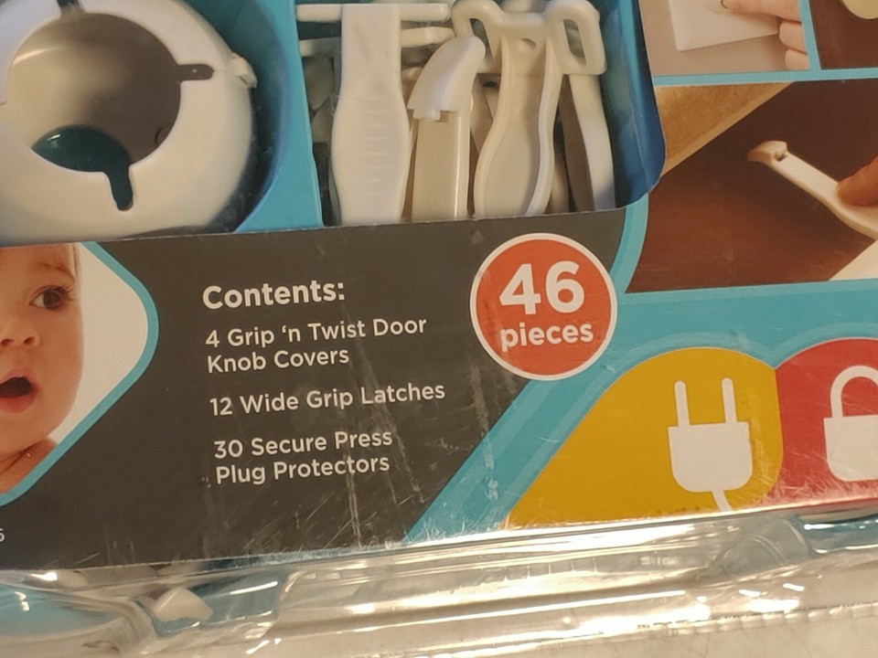 Safety 1st Essentials Child Proofing Kit 46 Pieces Doors and Plugs ...