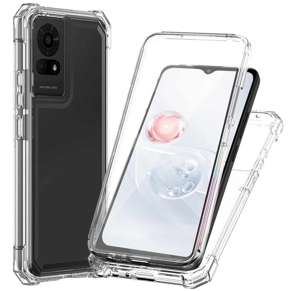 For TCL K24 T434D Phone Case Full Body Cover + Built-in Screen ...