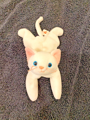 TY 1993 FLIP the CAT BEANIE BABY 4TH GEN HANG/3RD TUSH - MINT with MINT ...