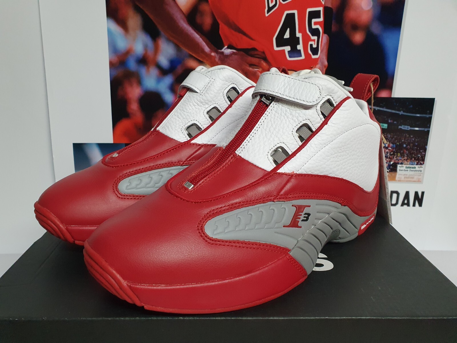 Reebok Answer IV 4 OG 20th Anniversary White Red Men’s UK 9 EUR 43 ...
