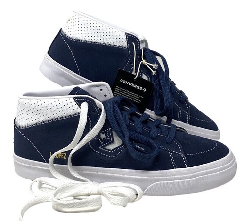 Converse Cons Louie Lopez Pro Suede Sneakers For Men Mid Top Navy White ...