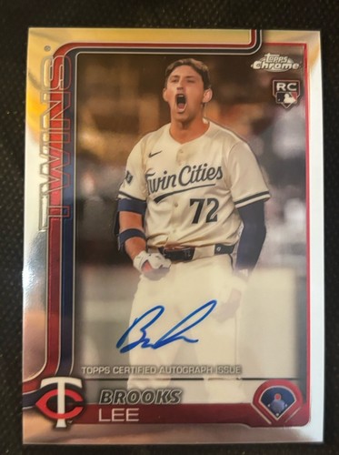 2025 Topps chrome Brooks Lee Auto | eBay