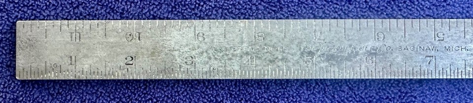 The Lufkin Rule Co. Machinist's Ruler / Universal No. 65 / Tempered ...