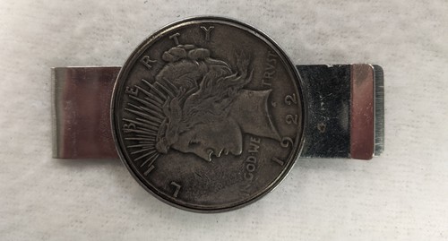 1922 Peace Dollar, Money Clip, Advertising, Stern & Co, Inc., Hartford ...