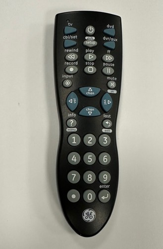 GE 4 Device Universal Remote Control 24938 TV DVD Cbl/Sat DVR/Aux | eBay