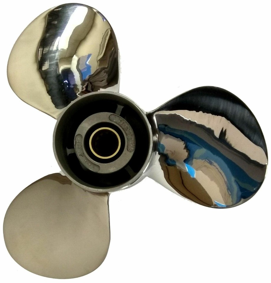 11 1/8x13-G Outboard Propeller Stainless Steel for Yamaha 40-60HP 69W ...