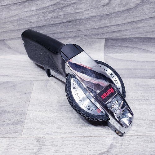 Avery Rotex 880 Professional Label Maker Black And Chrome 3/8”-1/2” | eBay