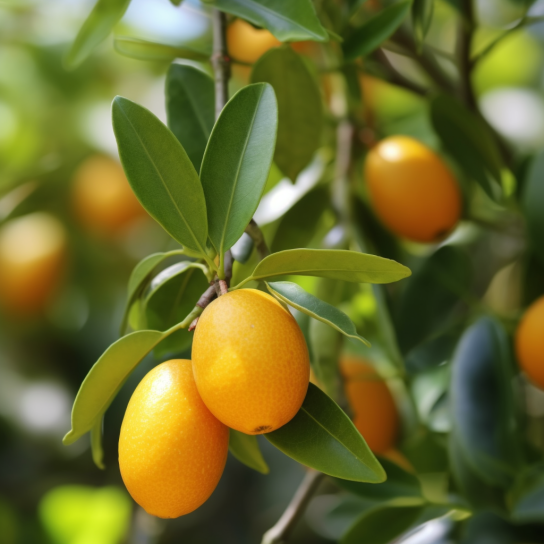 Fukushu Kumquat Tree - 12-24" Tall - Live Fruit Citrus Plant - Grafted ...