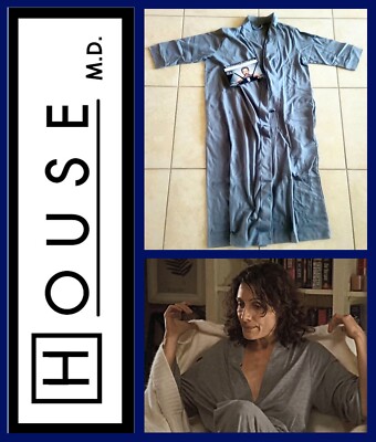 HOUSE MD: Lisa Edelstein/Dr. Cuddy Grey Robe w/Studio COA | eBay
