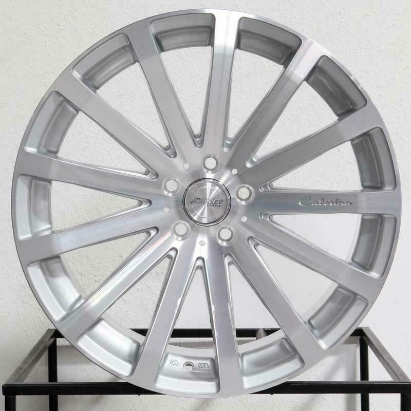 19X8.5 MRR HR9 WHEELS 5X114.3 +35 SILVER 19" RIMS SET FOR LEXUS NISSAN ...
