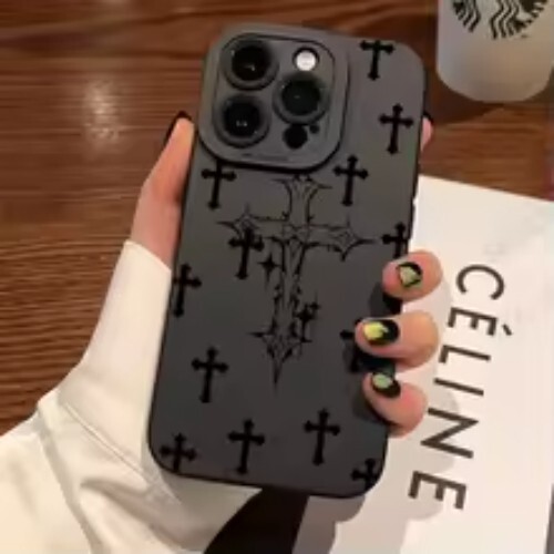 Black Cross Phone Case For All Iphones | eBay