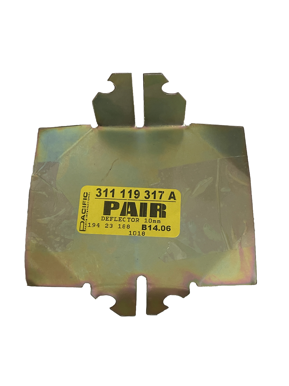 VW Bug Air Deflector Plate Set PAIR 311119317A Under Cylinders 10mm ...