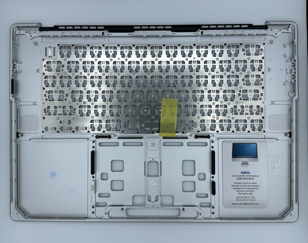 Tastiera layout Topcase 🇺🇸 Americana Usa 🇺🇸 Macbook Pro 16 A2485 M1 ...