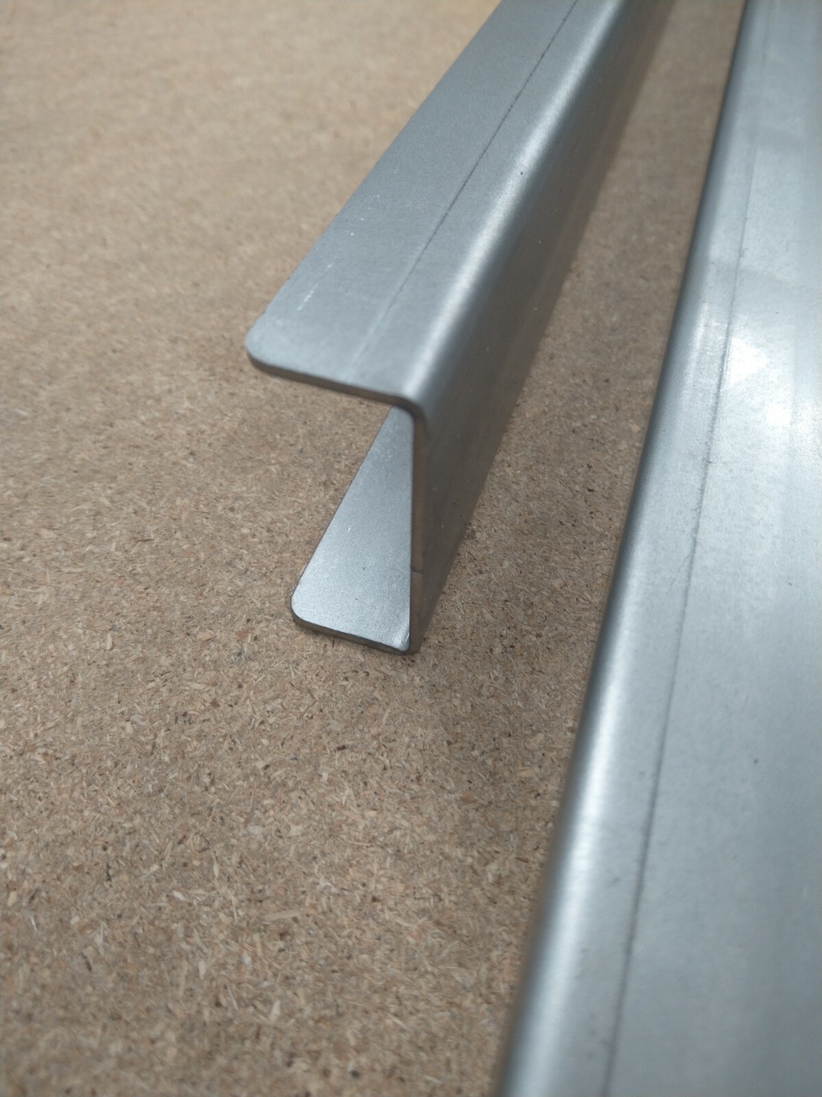 STEEL CHANNEL BRACKETS Metal Braces 50mm inside x 23. 500mm Long. 2mm ...