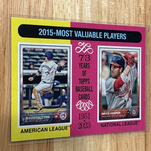 2024 Topps Heritage #208 2015 Most Valuable Players Josh Donaldson ...