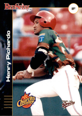 2001 Columbus Redstixx Multi-Ad #19 Henry Pichardo Dominican Republic ...
