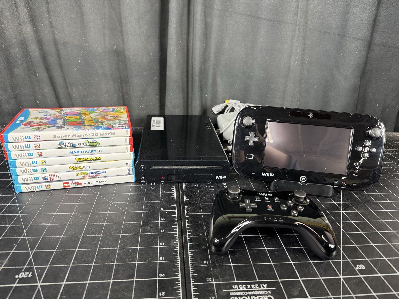 Nintendo Wii U Deluxe (WUP-101) 32GB Game Console Bundle w/ 8 Games | eBay