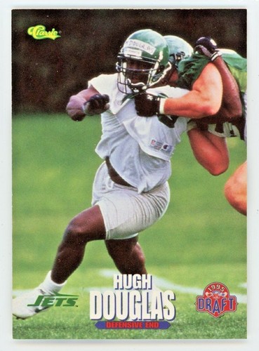 1995 Classic NFL Draft Hugh Douglas Card #16 Rookie RC | eBay