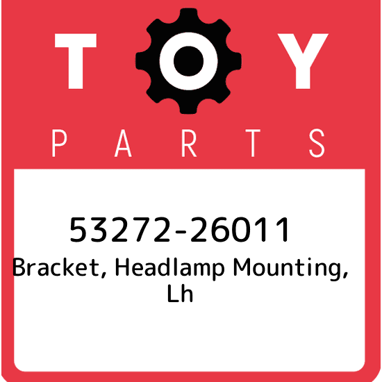 53272-26011 Toyota Bracket, headlamp mounting, lh 5327226011, New ...