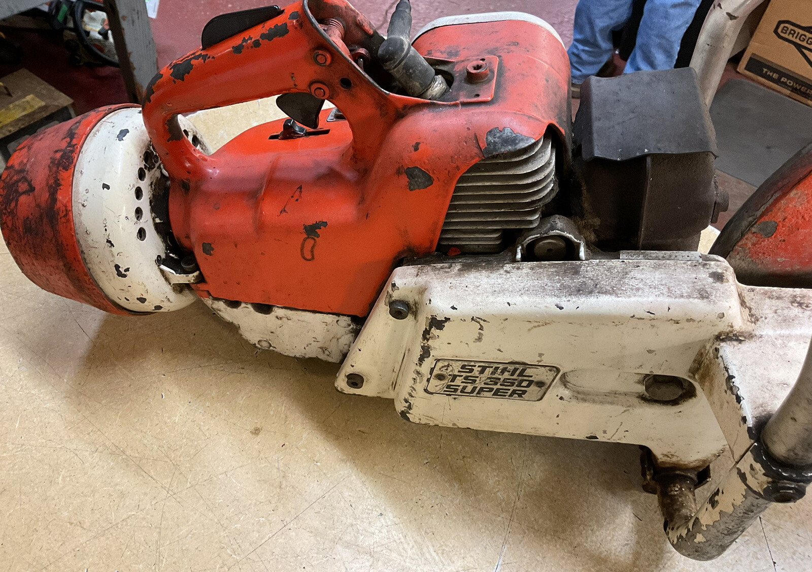 Vintage Used Stihl TS350 Super Cutoff Concrete Saw For Parts Or Repair ...