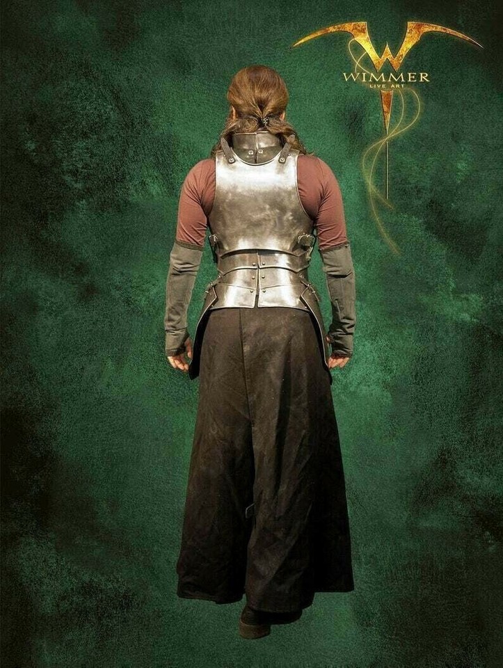 Medieval Metal women Armor Easy To Wear Larp Costume Easy To Wear Lady ...
