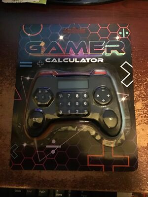 GAMER GAMING THEMED BASIC CALCULATOR BIRTHDAY CHRISTMAS KIDS MATHS ...