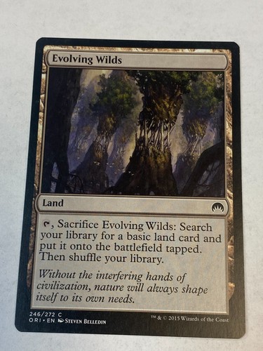 Evolving Wilds - Magic the Gathering MTG Origins Single Card | eBay