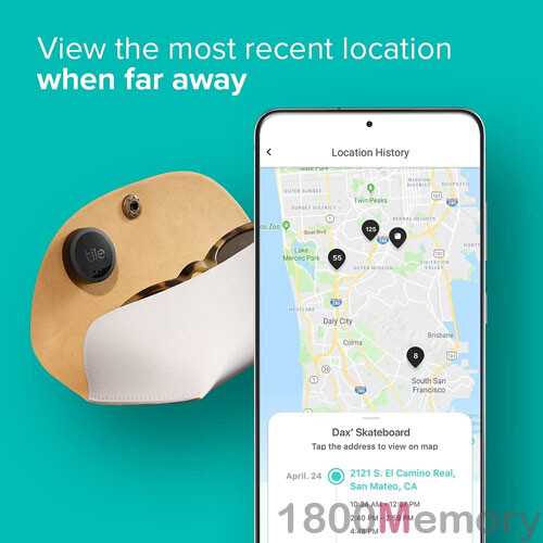 GENUINE Tile Sticker Bluetooth Tracker 1 Pack with Built-in Battery ...