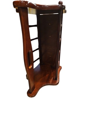 Cherry Wood Magazine Rack | eBay