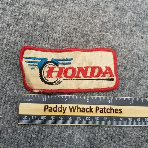 Vintage Honda Patch Motorcycle Biker Car Auto 70s 80s Racing Wings Distressed AB | eBay