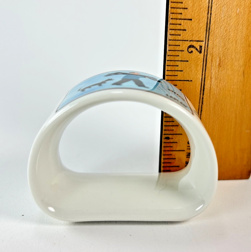 Villeroy & Boch Naif Christmas Napkin Rings Lot of 4 Firewood ...