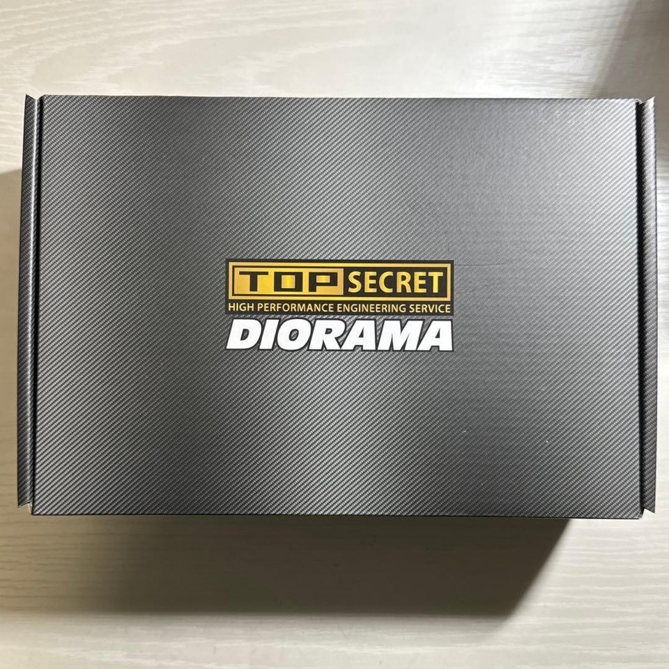 INNO64 TOP SECRET 4 Cars Box & TOP SECRET Garage Pit Diorama Set ...