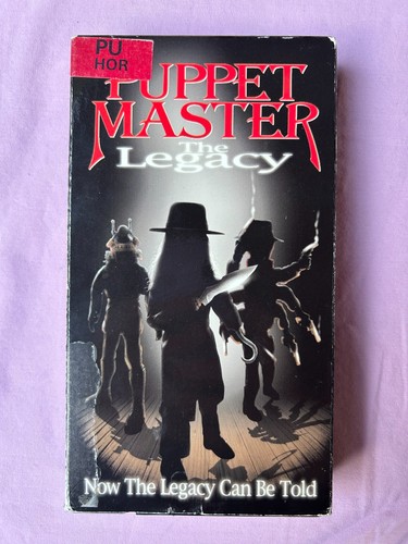 RARE Puppet Master The Legacy (VHS, 2003) Horror VHS Cassette Tape | eBay