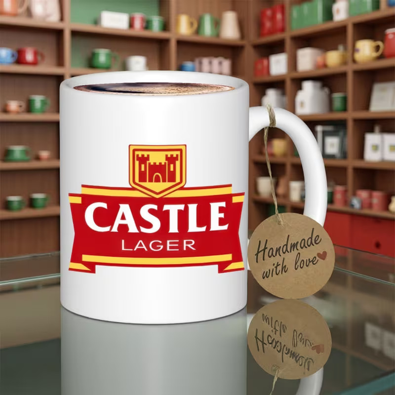 1pc Castle Lager Logo Ceramic Coffee Mug - 11oz | eBay UK