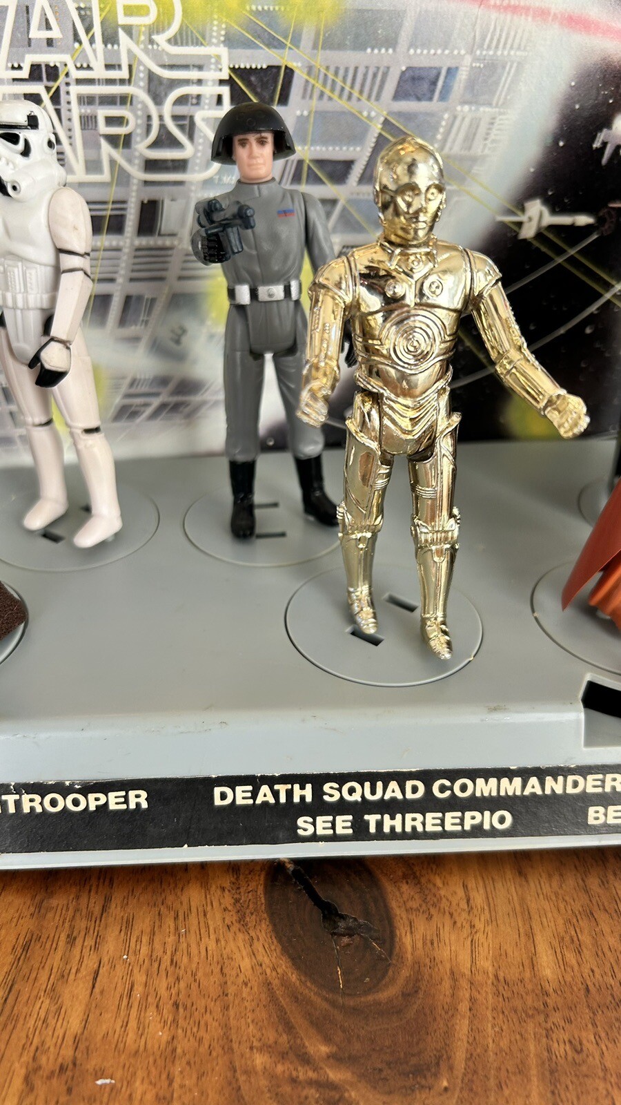 Vintage Star Wars First 12 Action Figures with Weapons Mail-Away Stand ...