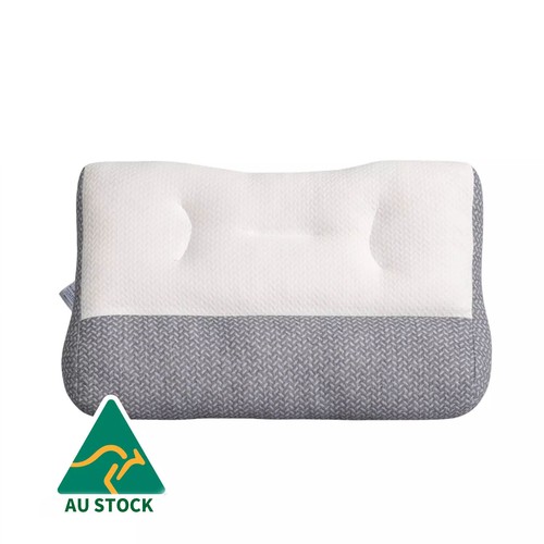1x Ergonomic Pillow Adjustable Contour Orthopedic Cervical Bed Pillow ...
