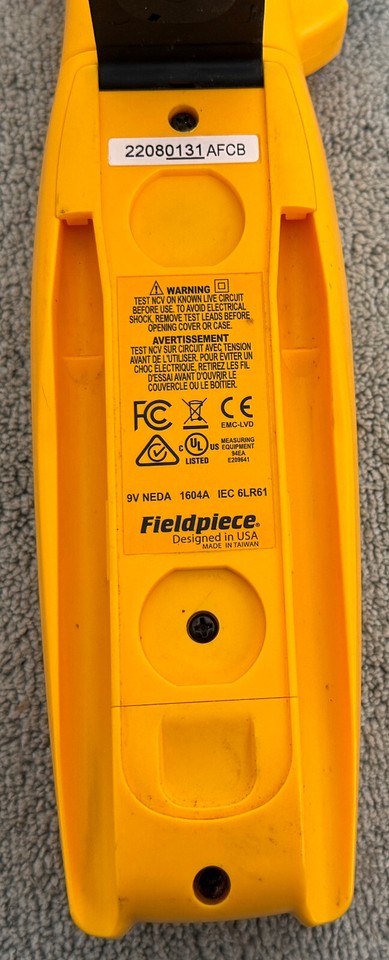 Fieldpiece SC680 Wireless Swivel Head Dual Display Clamp Meter - Near ...