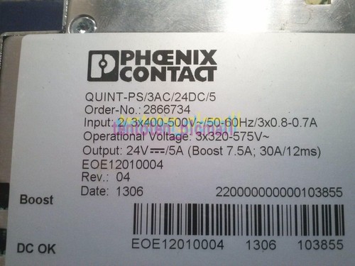 1PC NEW IN BOX Phoenix switching power supply 2866734 QUINT-PS/3AC/24DC ...