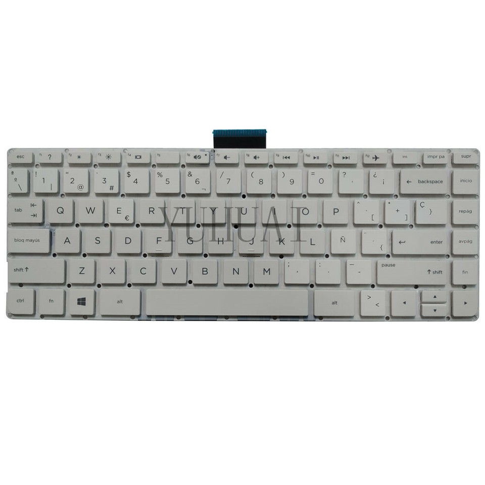 Spanish Keyboard NEW FOR HP Pavilion 14-AX 14-ax000 14-ax100 TPN-Q183 ...