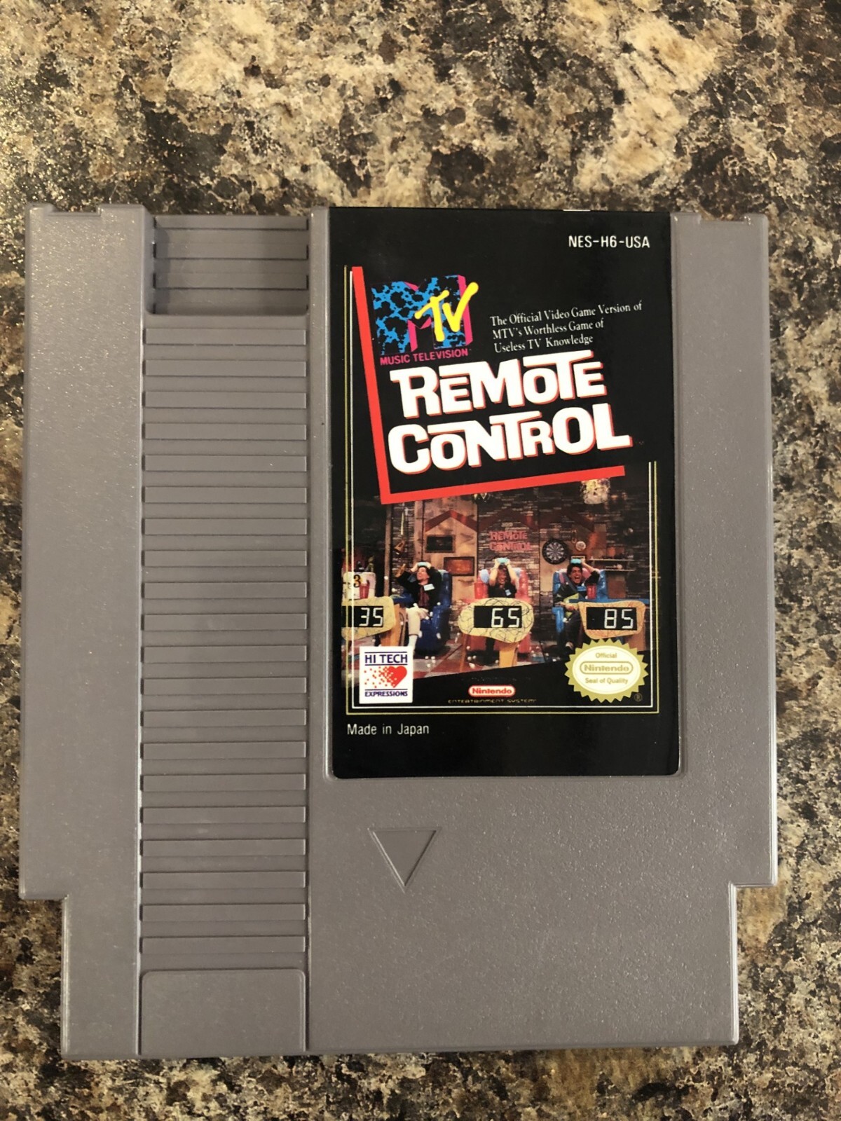 MTV MTV'S REMOTE CONTROL CLASSIC VIDEO GAME ORIGINAL Nintendo System ...