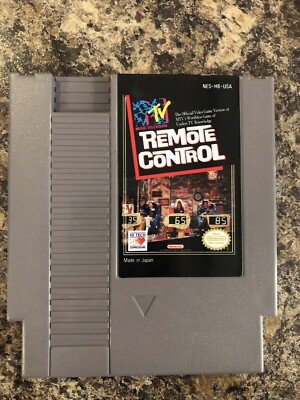 MTV MTV'S REMOTE CONTROL CLASSIC VIDEO GAME ORIGINAL Nintendo System ...